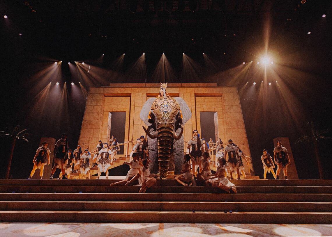 Aida als Live-Spektakel auf Tournee